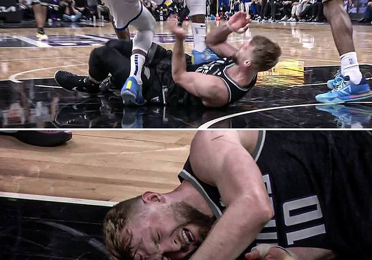 La brutal falta de Draymond Green sobre Domantas Sabonis | Diario Sur